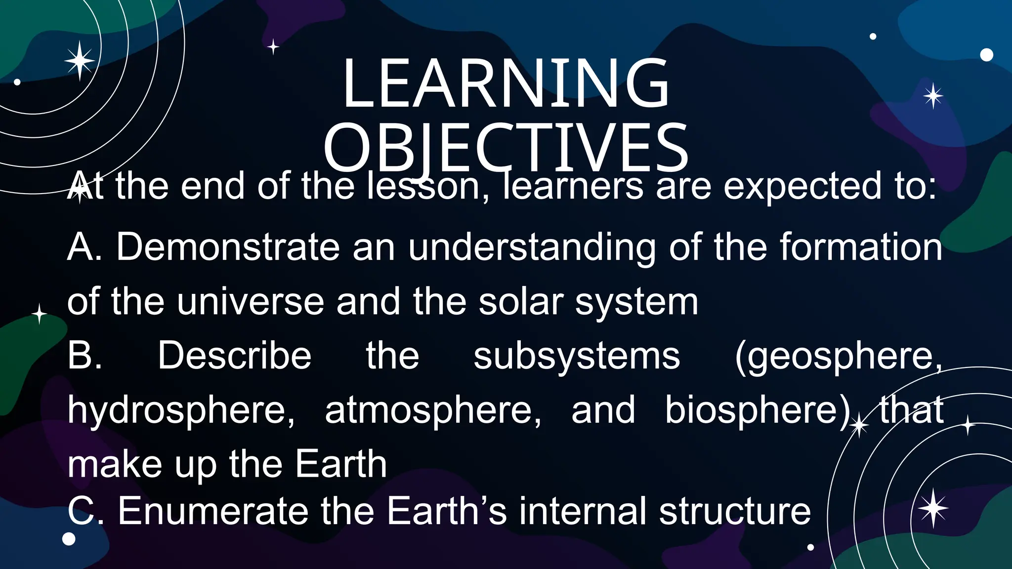 ORIGIN AND STRUCTURE. OF. THE EARTH.pptx