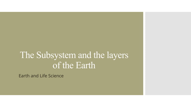 Origin and Structure of the Earth (The subsystem) 2.pptx
