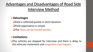 Origin & destination survey | PPTX