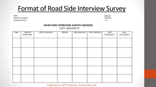 Origin & destination survey | PPT