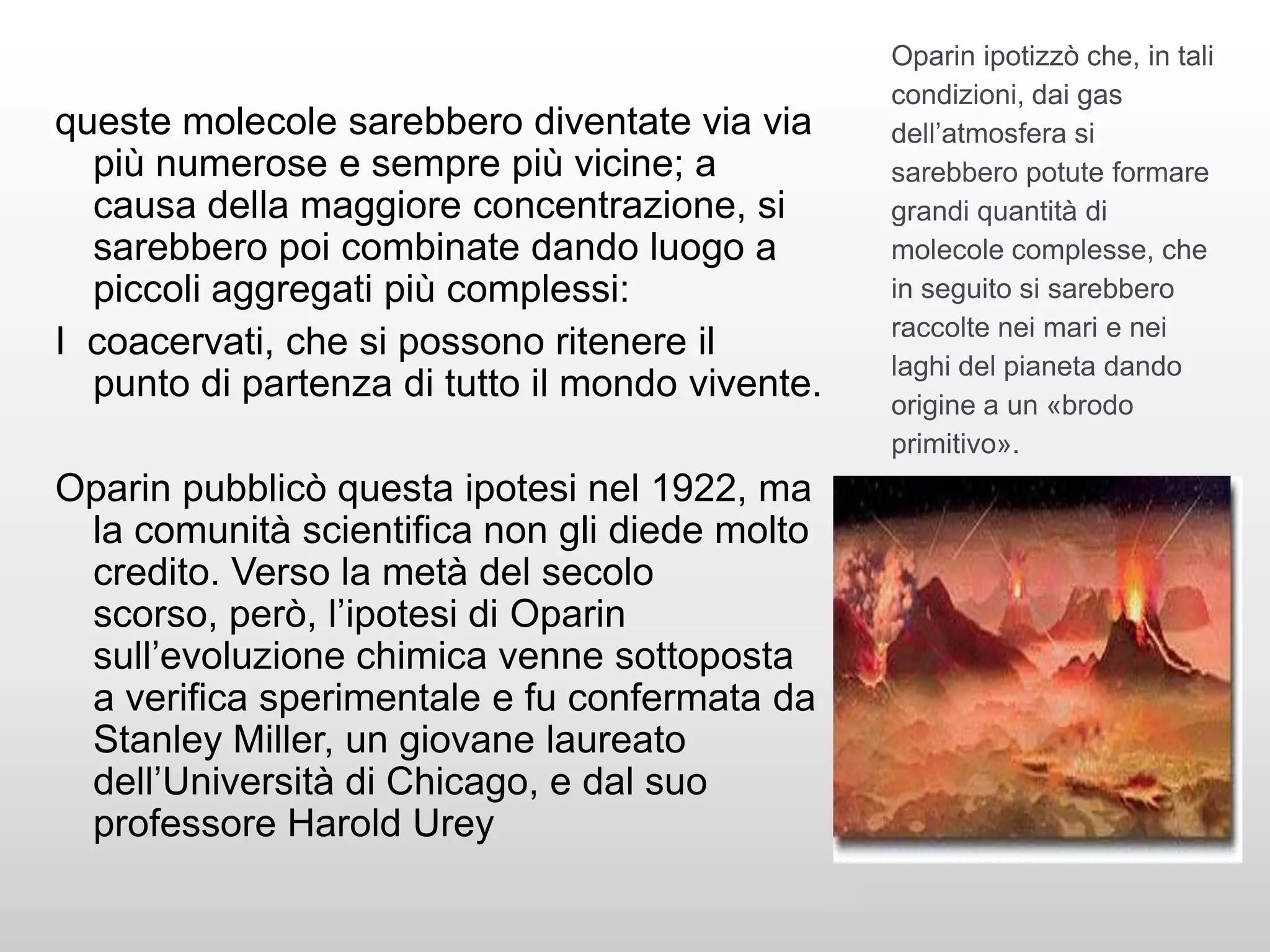Origine ed evoluzione delle cellule | PPTX