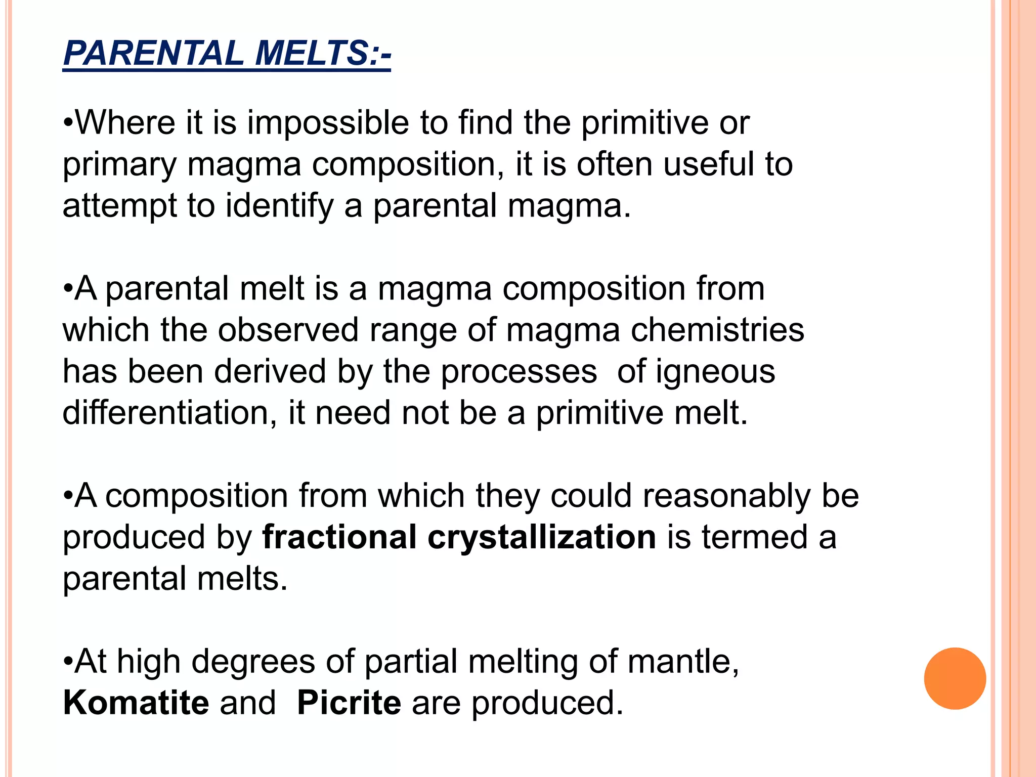 Origin& evolution of magma ,magmatism related to plate tectonics. | PPTX