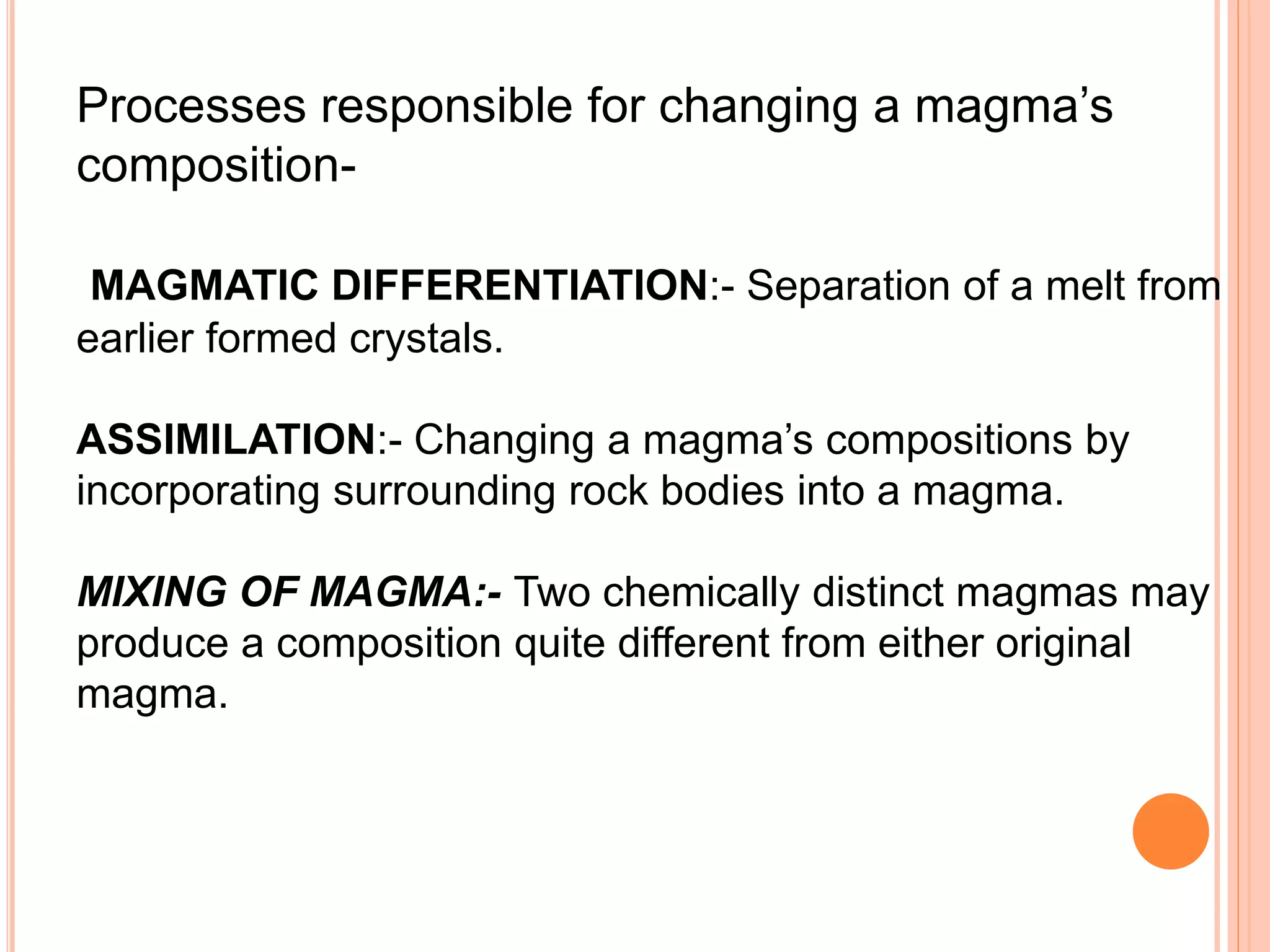 Origin& evolution of magma ,magmatism related to plate tectonics. | PPTX