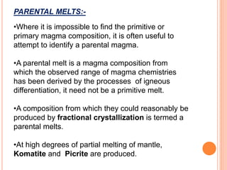 Origin& evolution of magma ,magmatism related to plate tectonics. | PPTX