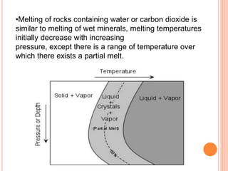 Origin& evolution of magma ,magmatism related to plate tectonics. | PPTX