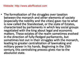 Origin & evolution of state 22222 | PPT