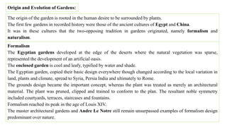 Origin of Garden | PPTX