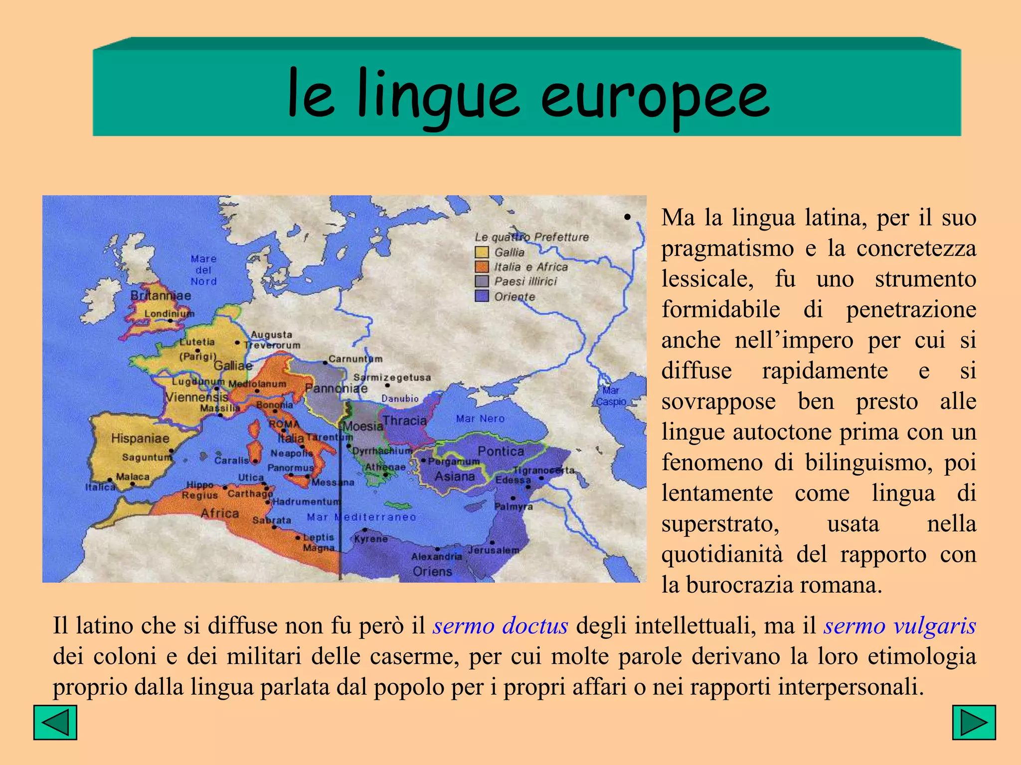 Origini della lingua | PPTX