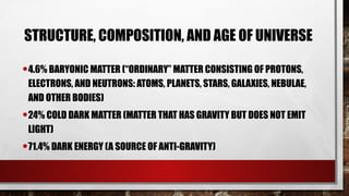 ORIGIN of THE UNIVERSE for Grades 11 SHS | PPTX