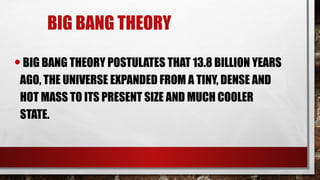 ORIGIN of THE UNIVERSE for Grades 11 SHS | PPTX