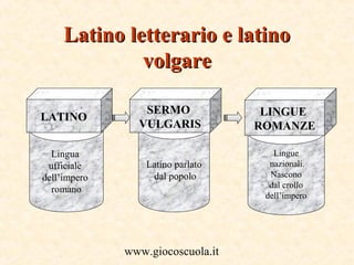 Le origini della lingua italiana | PPT
