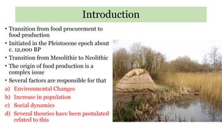 Interpretative models for the origin of food production Economy.pptx