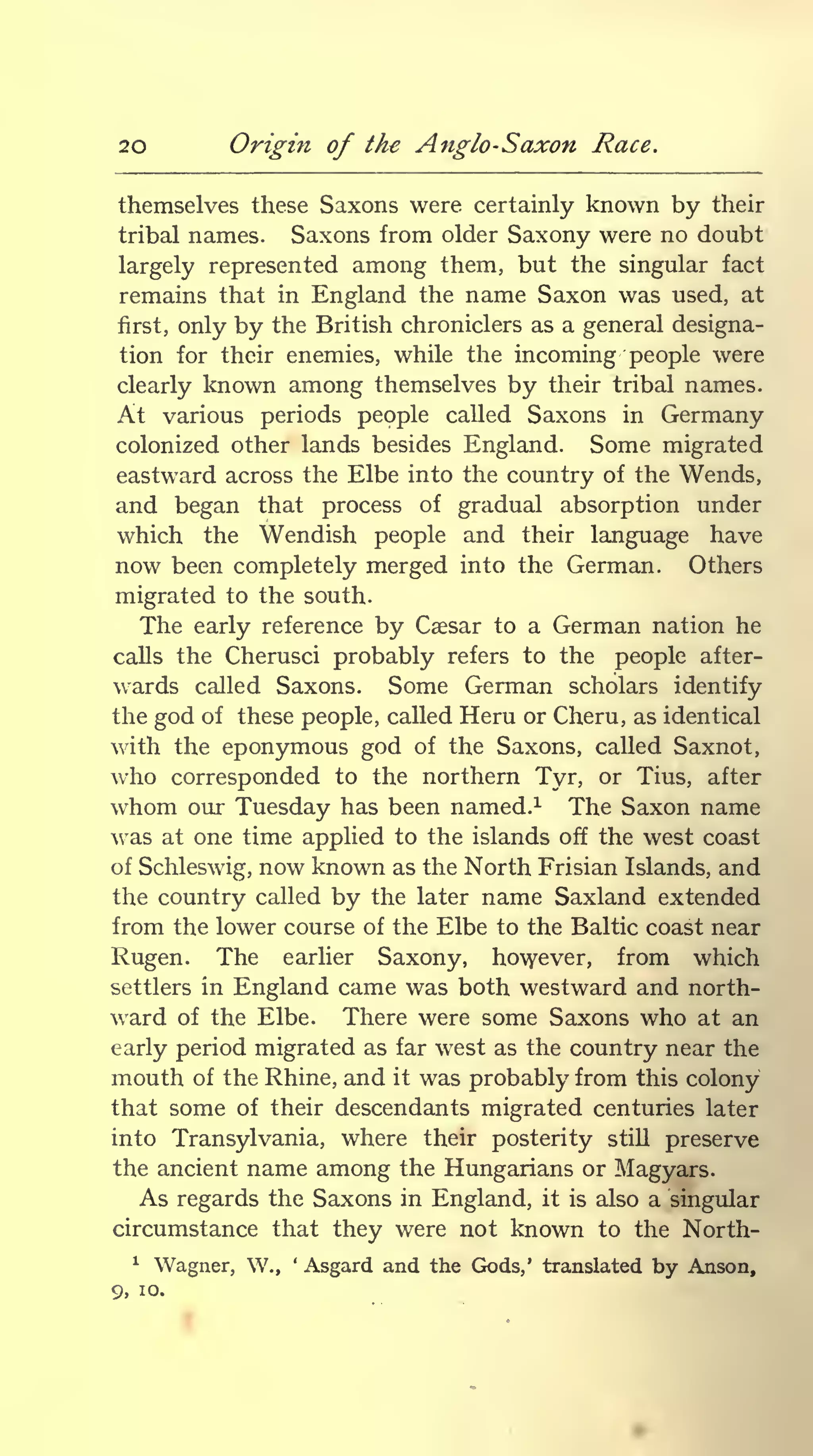 Origin of anglo saxons | PDF