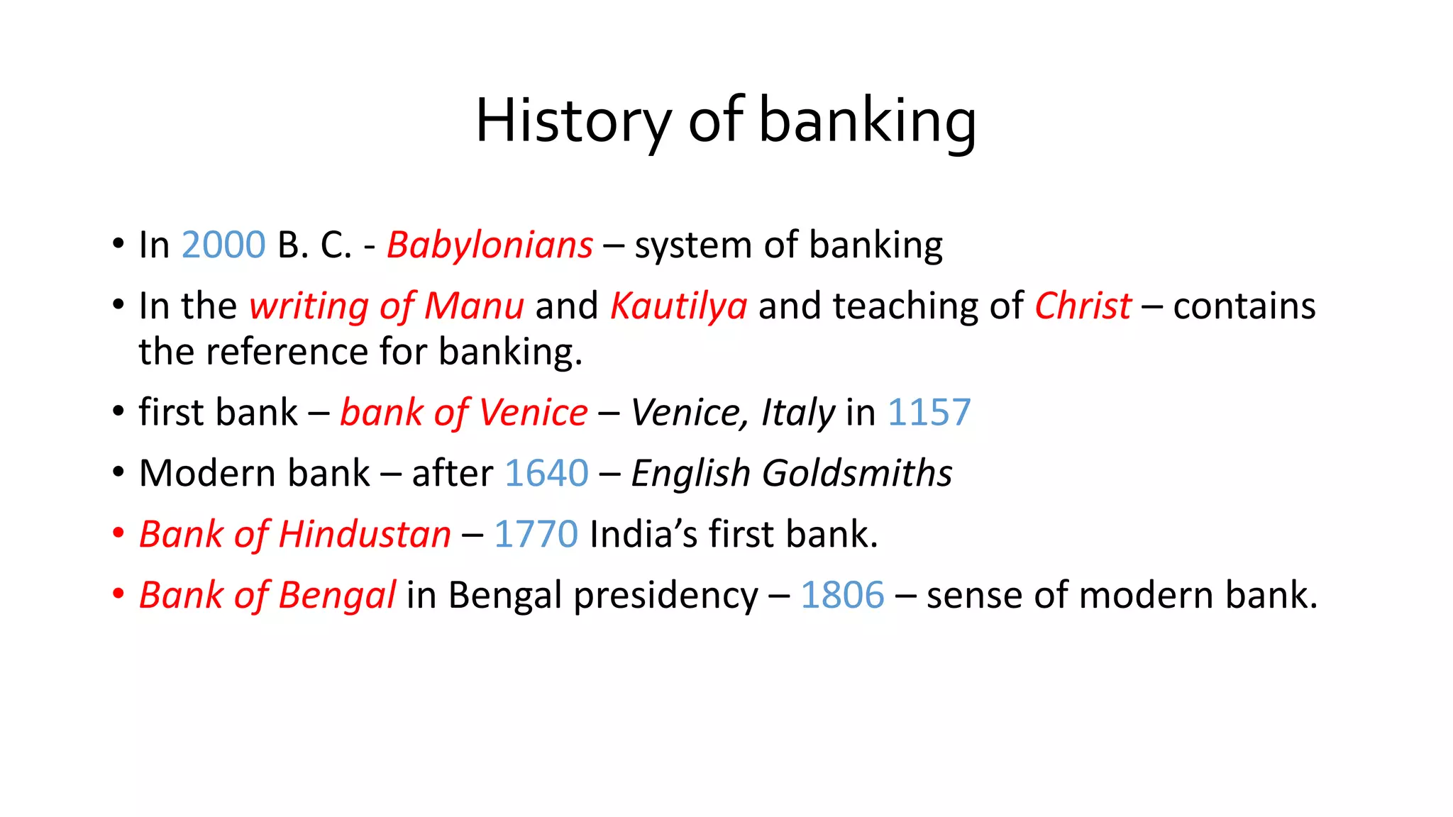 Origin of banking | PPTX