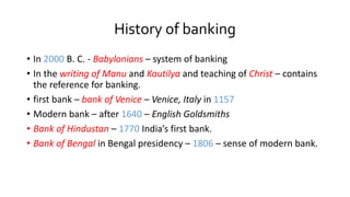 Origin of banking | PPTX