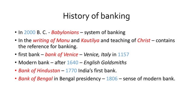 Origin of banking | PPTX