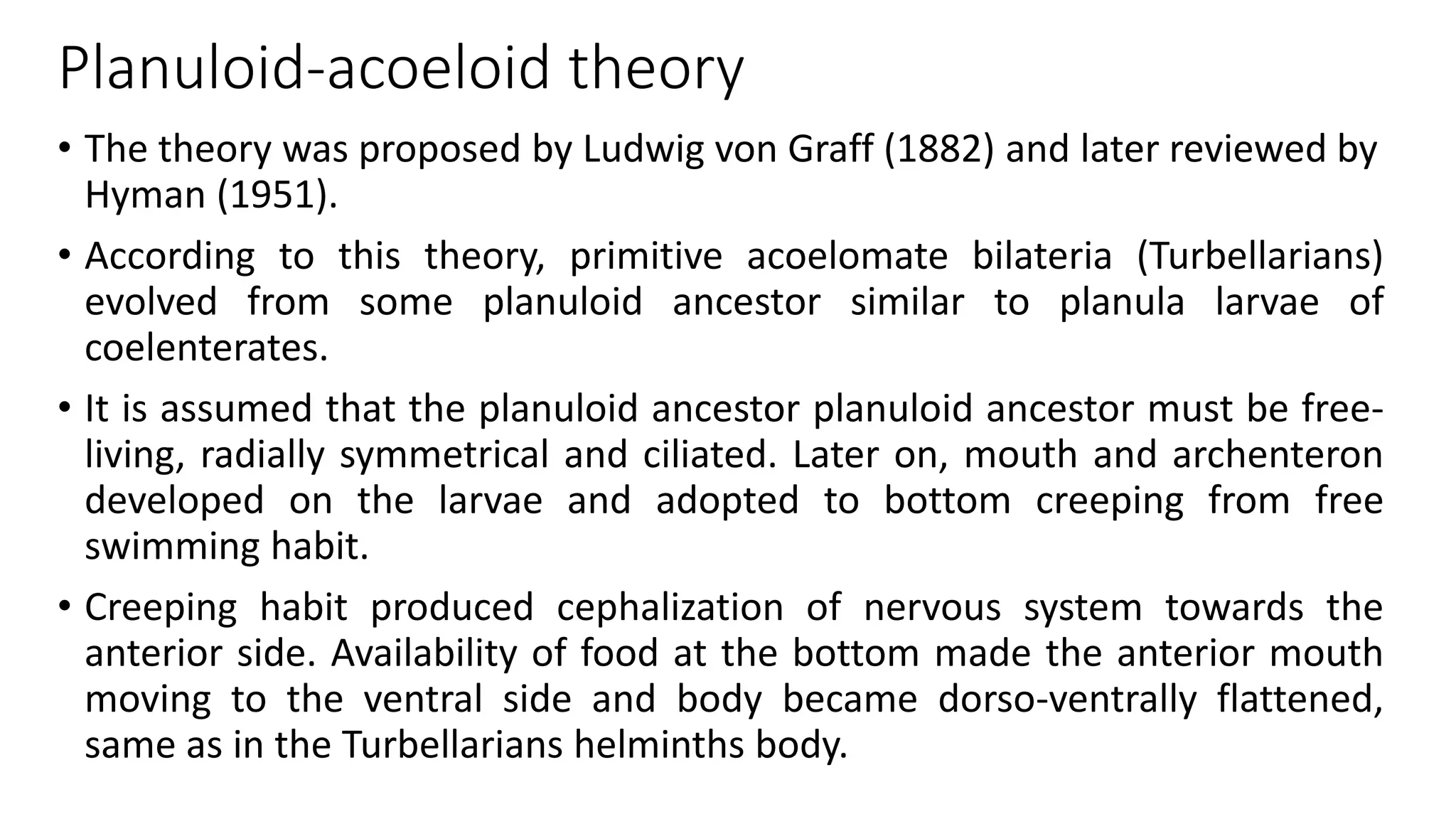 Origin of bilateria from radiata | PDF