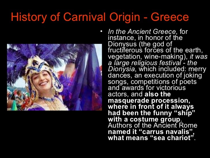Origin of carnaval