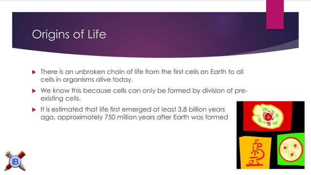 Origin of cells | PDF