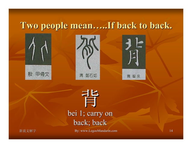 Origin of chinese characters pictorial & fun l1 ren people | PDF