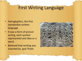 Origin of communication | PPTX