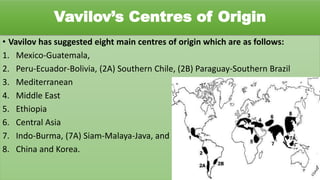 Origin of cultivated plants | PPTX