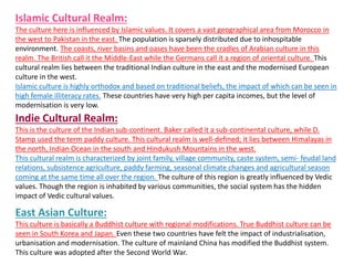 Origin of culture :Cultural hearth and cultural realm, cultural region ...