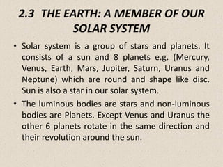 origin of the earth and the theories of origin | PDF