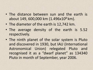 origin of the earth and the theories of origin | PDF