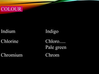 Origin of elements | PPTX
