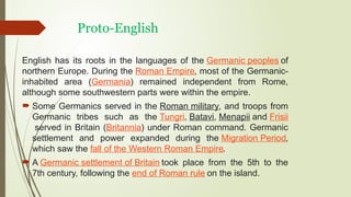 origin of English language was one of concern of english study | PPT