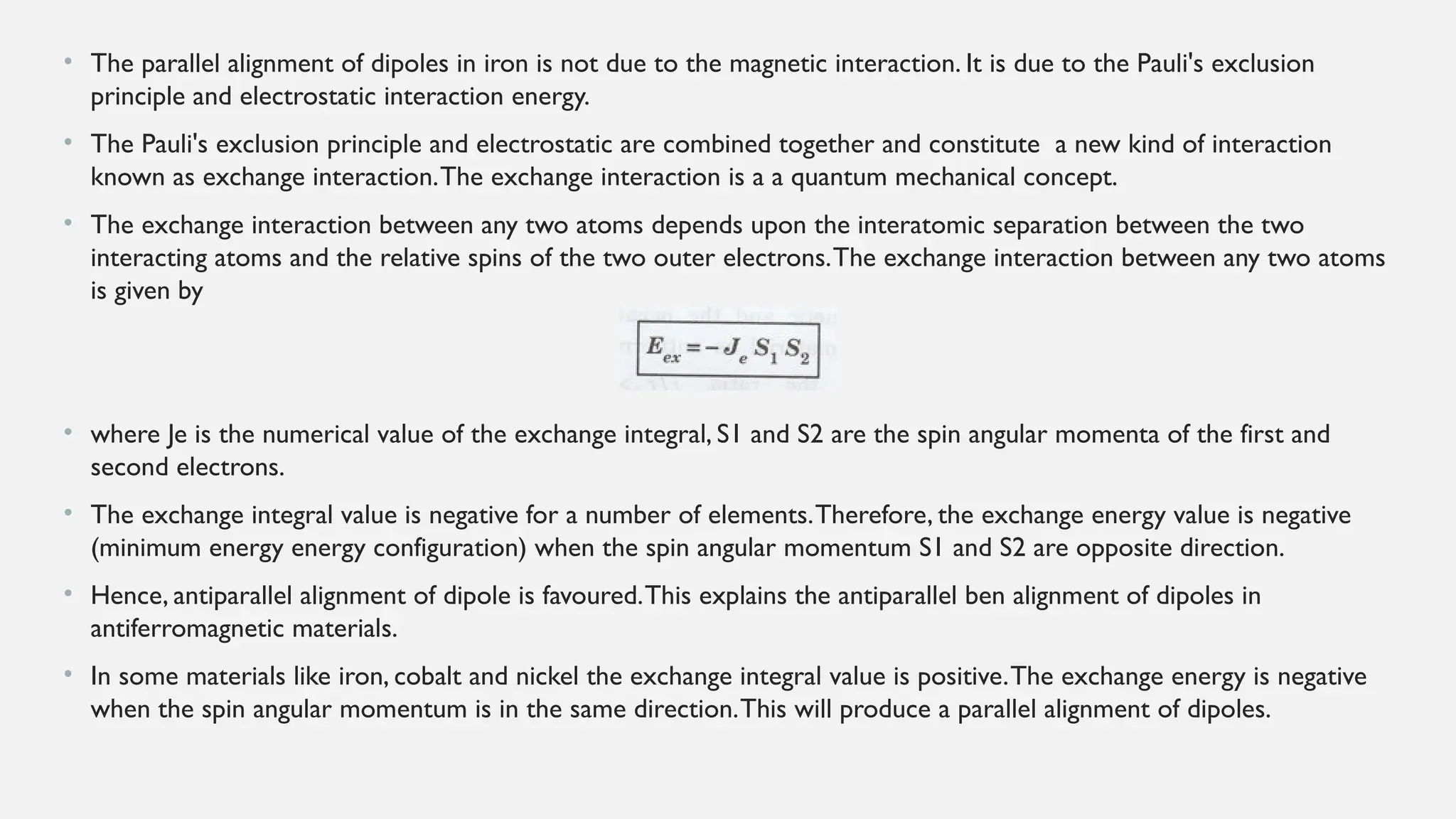 Origin of ferromagnetism & exchange interaction.pptx