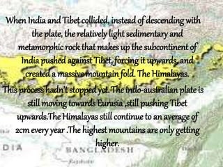 Origin of himalayas | PPTX