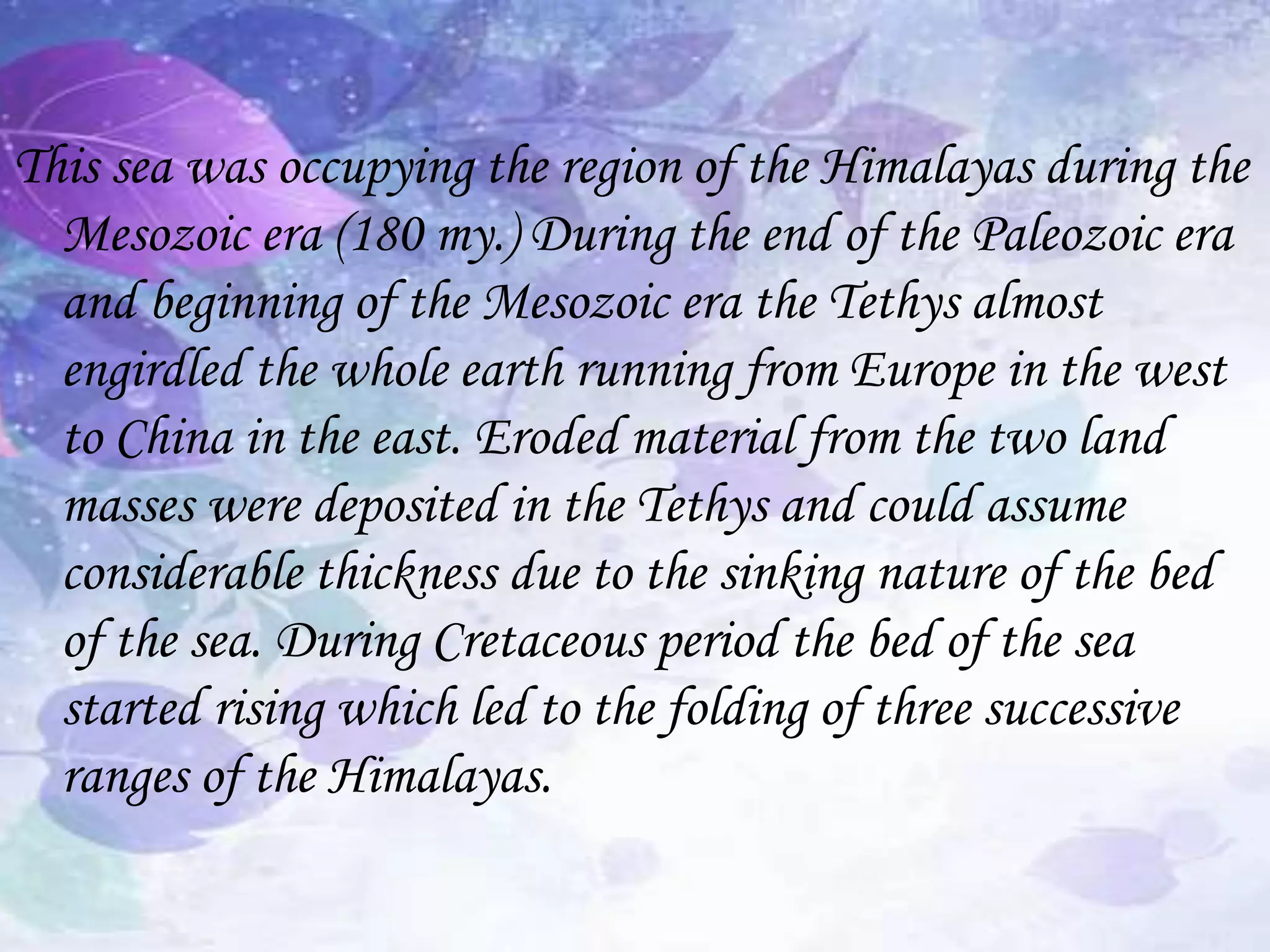 Origin of himalayas | PPTX