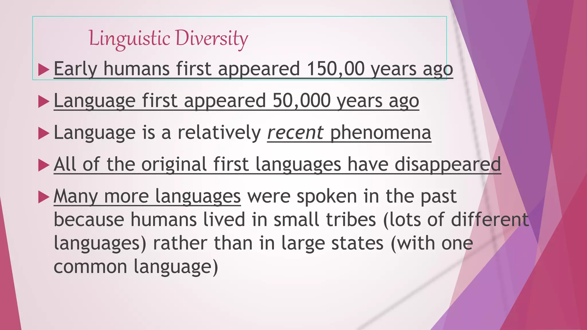 Origin of language | PPTX