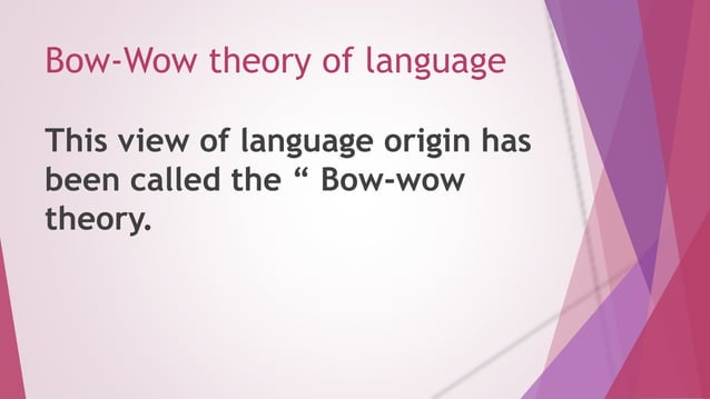 Origin of language | PPTX | Science