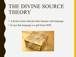 Origin of language | PPTX