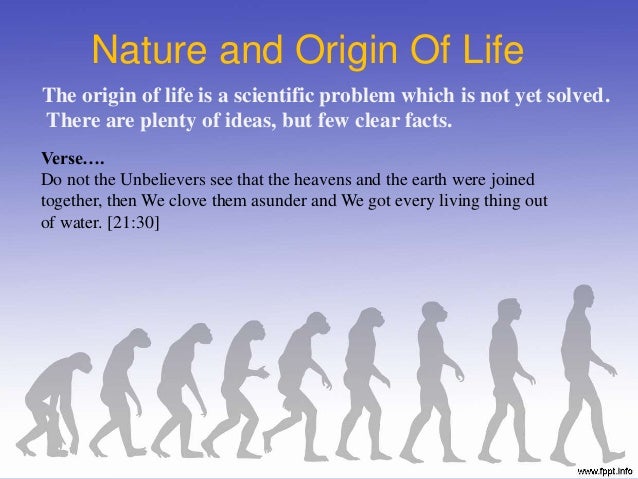 Origin of life