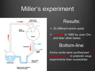Origin of life | PPTX | Chemistry | Science