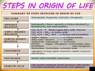 Origin of life | PPTX