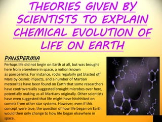 Origin of life | PPTX