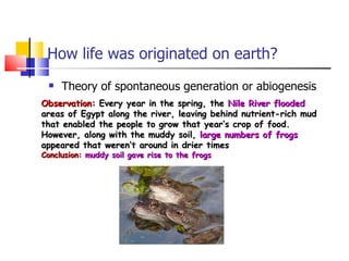 Origin Of Life | PPT