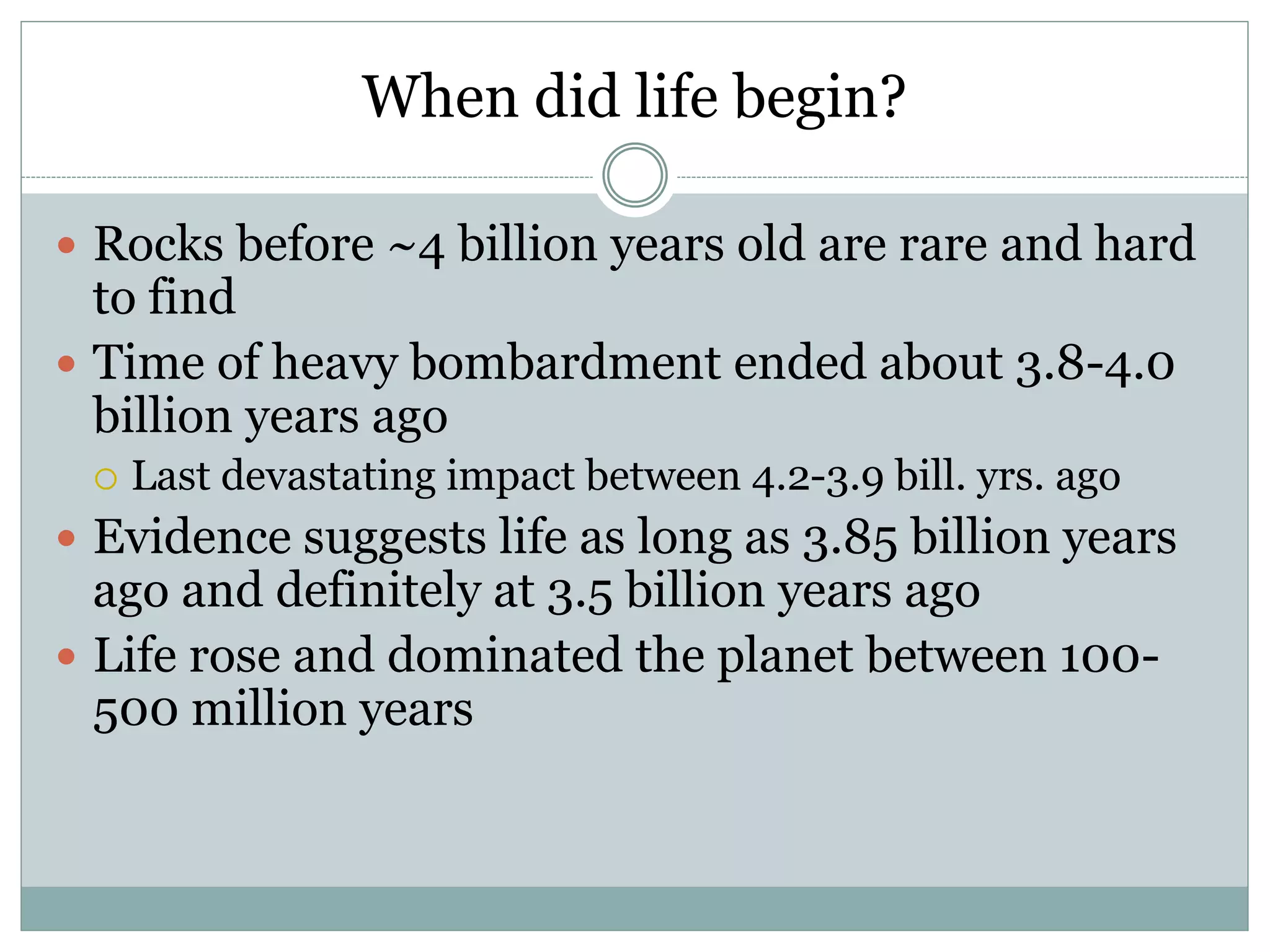 Origin of Life | PPTX
