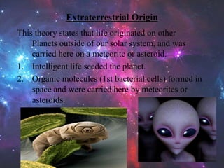 Origin of life in universe | PPTX