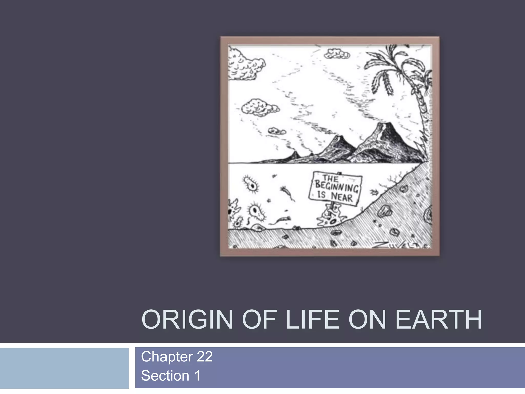 Origin of Life on Earth | PPTX