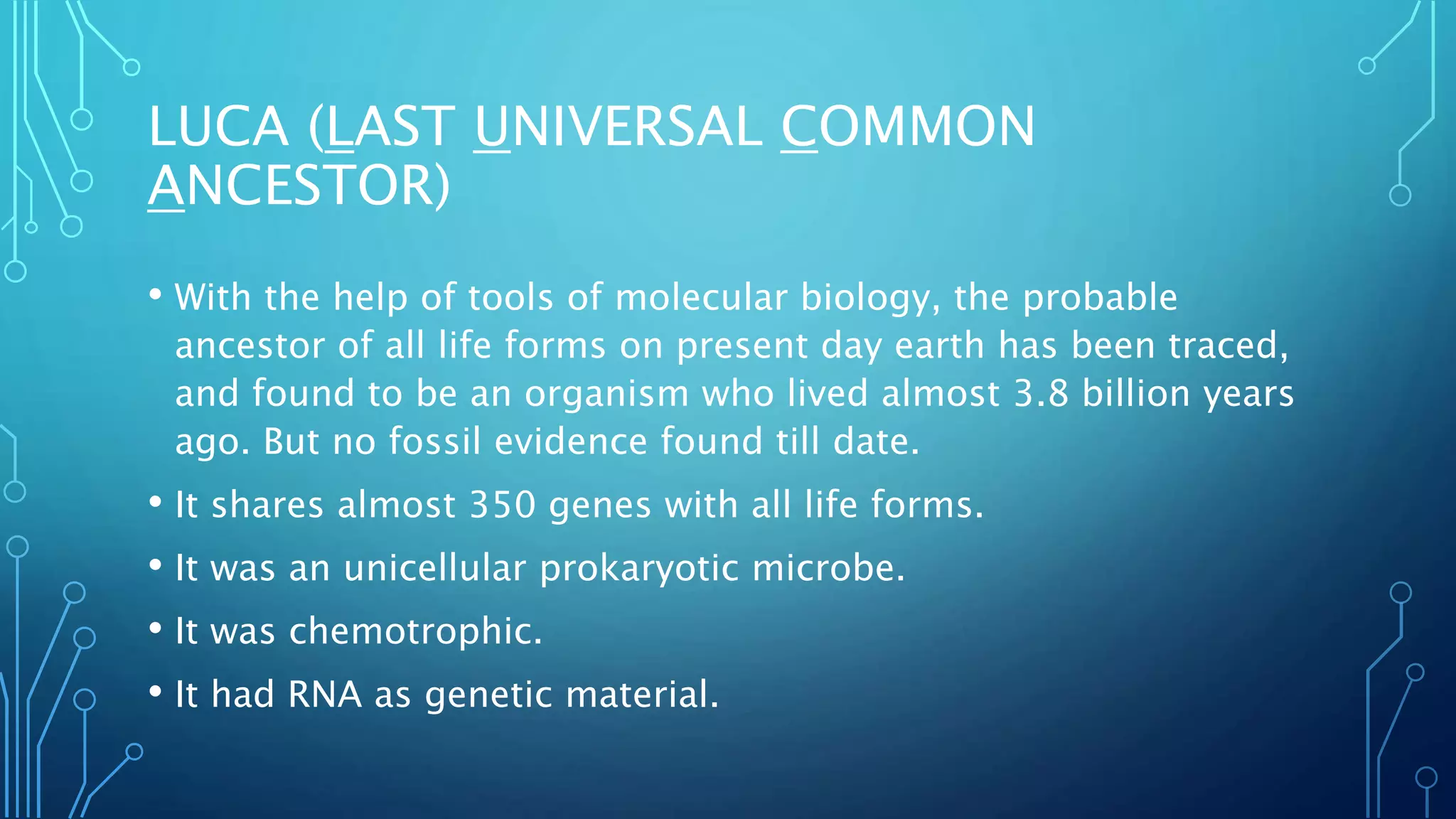 Origin of life on earth | PPTX