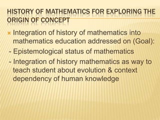 Origin of math | PPT | Free Download
