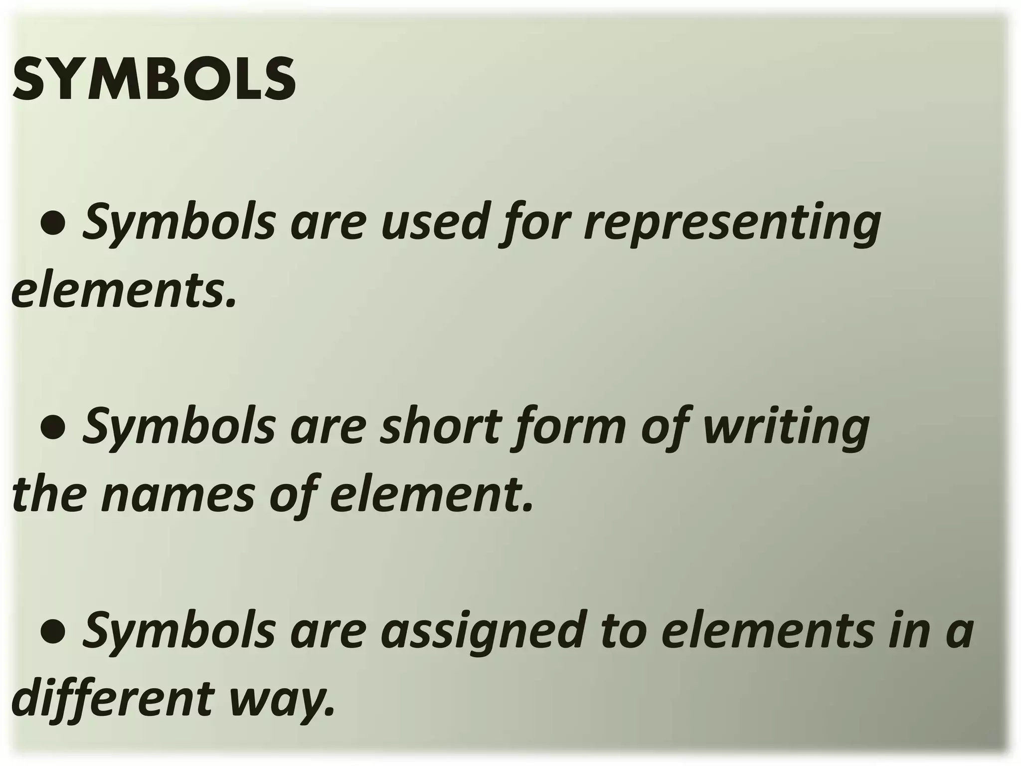 Origin of names of elements | PPTX
