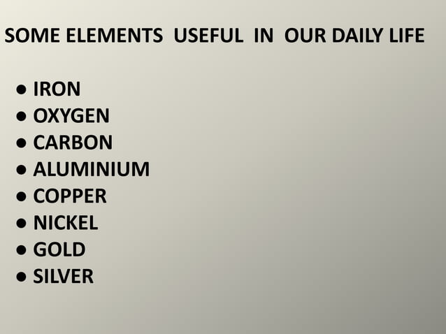Origin of names of elements | PPTX