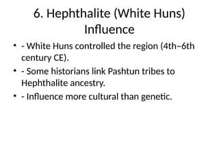 Theories About the Origin of Pashtuns submitted | PPT